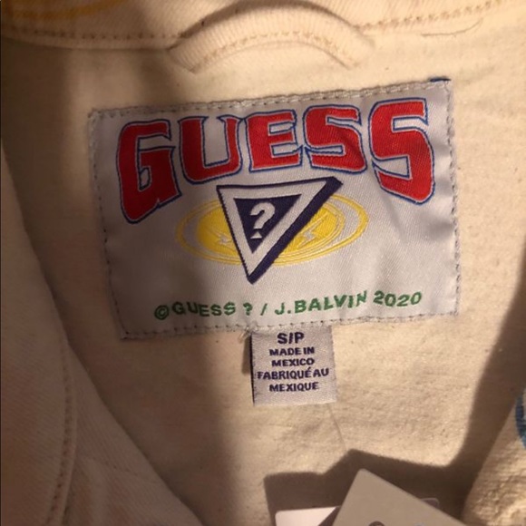 Guess | Jackets & Coats | J Balvin Colores Dillion Oversized Denim ...
